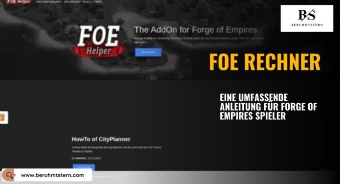 Der Foe Rechner: Eine Umfassende Anleitung Für Forge Of Empires Spieler